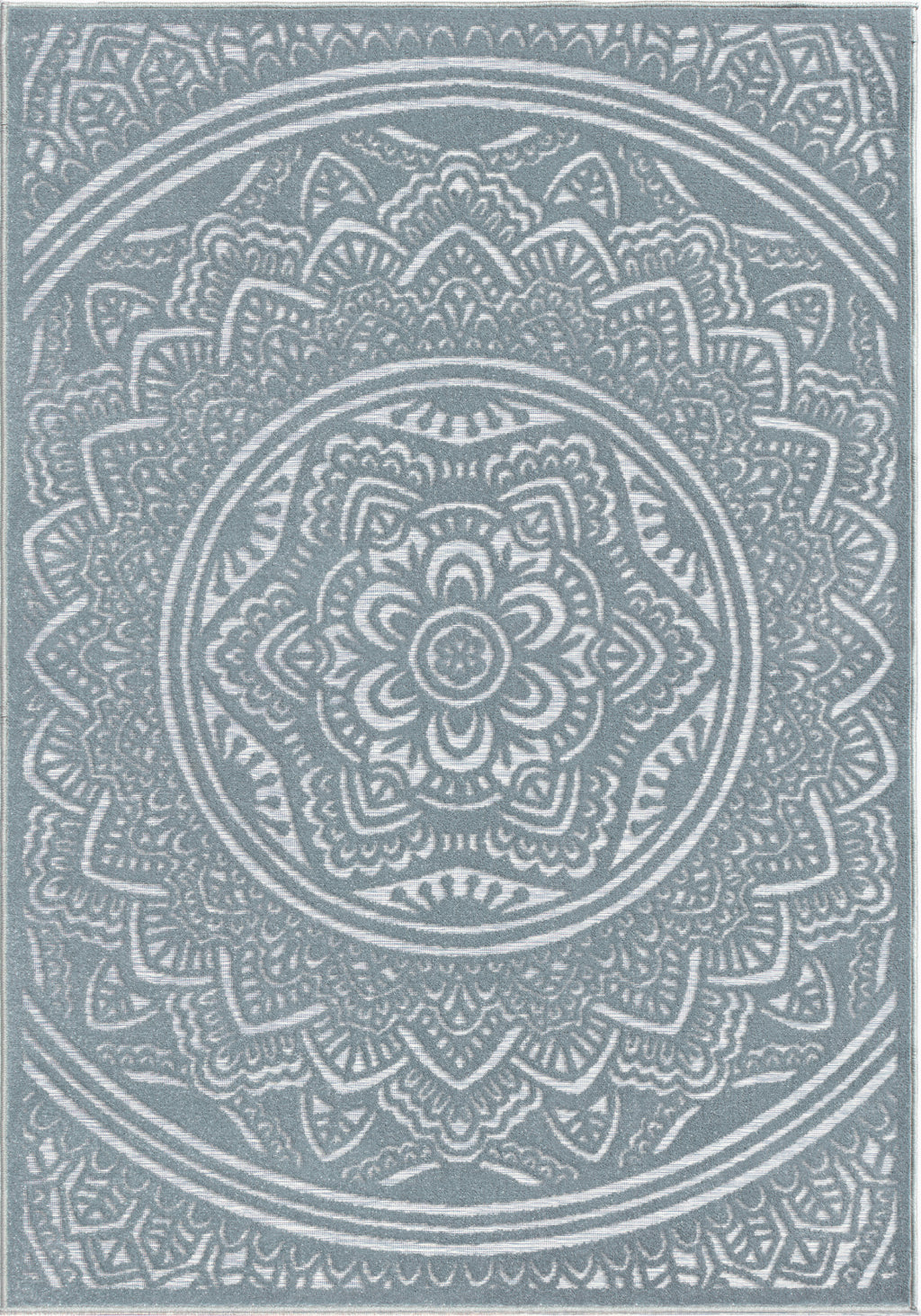 Orian Rugs Farmhouse Mandala Harbor Blue Area Rug – Incredible Rugs and ...