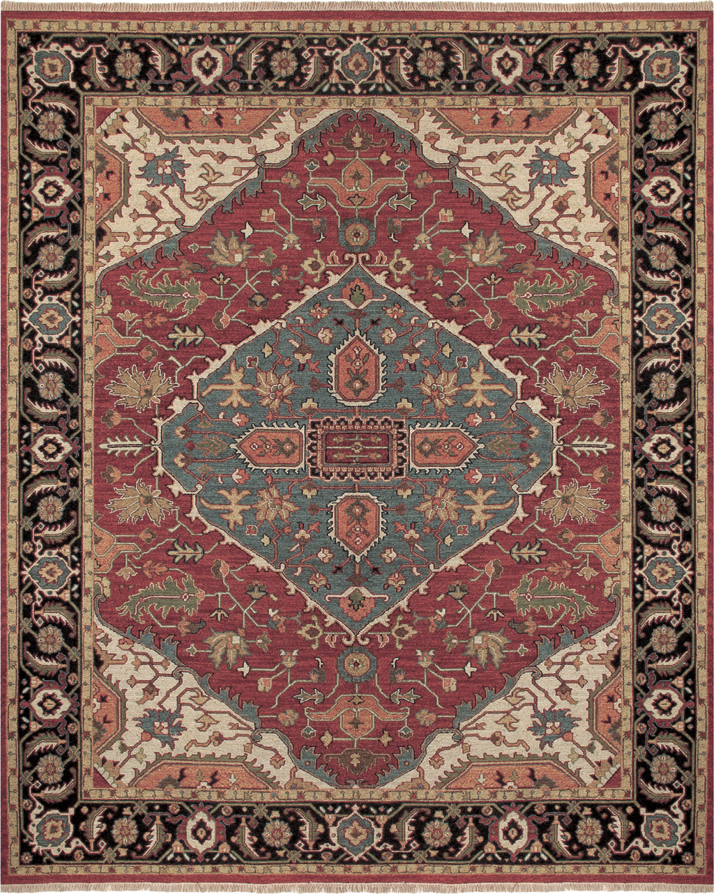 Feizy Goshen 0638F Red/Black Area Rug – Incredible Rugs and Decor