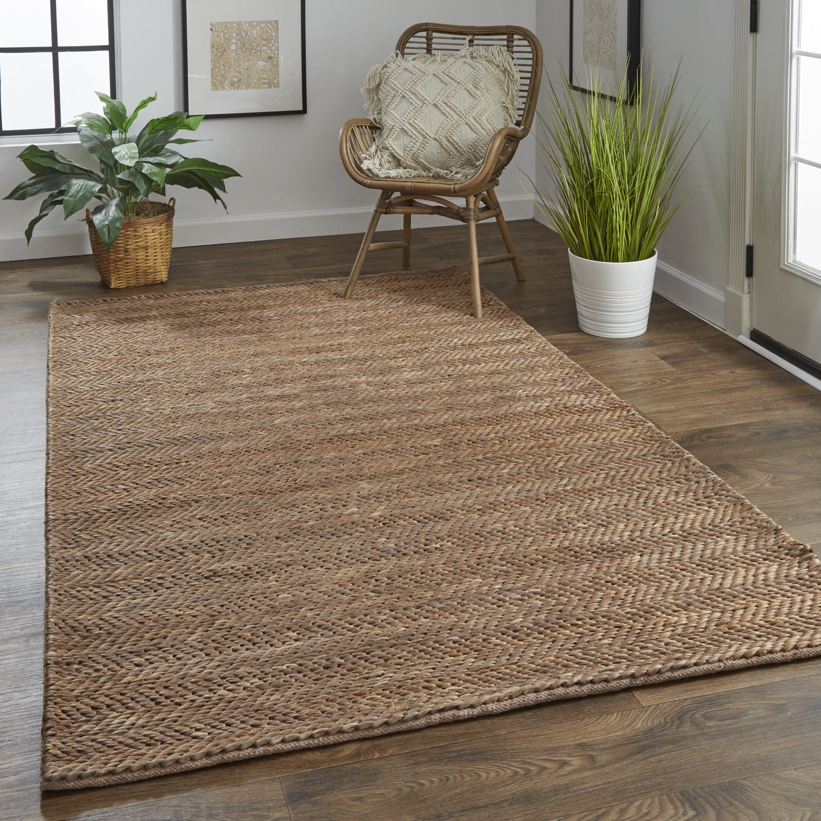 Feizy Kaelani 0770F Tan/Gray Area Rug – Incredible Rugs and Decor