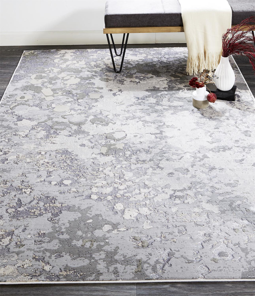 Feizy Micah 3336F Silver/Gray Area Rug – Incredible Rugs and Decor
