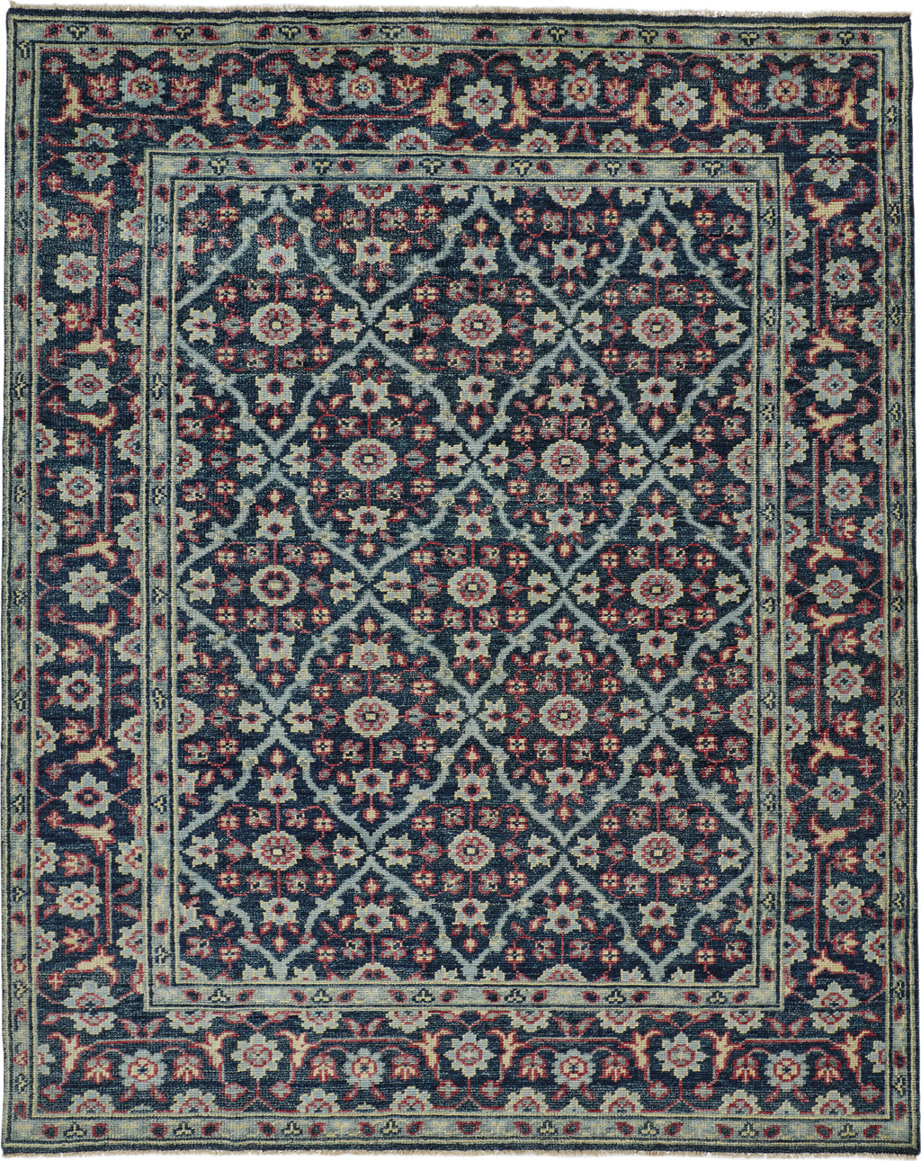 Feizy Piraj 6463F Teal/Red Area Rug – Incredible Rugs and Decor