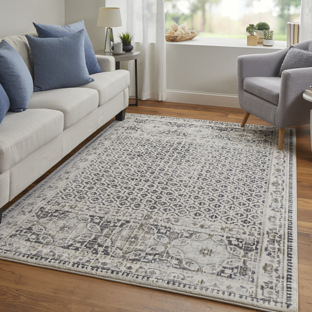 Feizy Kano 3874F Ivory/Gray Area Rug – Incredible Rugs and Decor