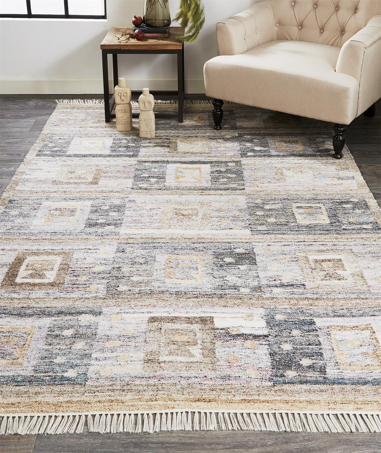 Feizy Beckett 0816F Gray/Tan Area Rug – Incredible Rugs and Decor