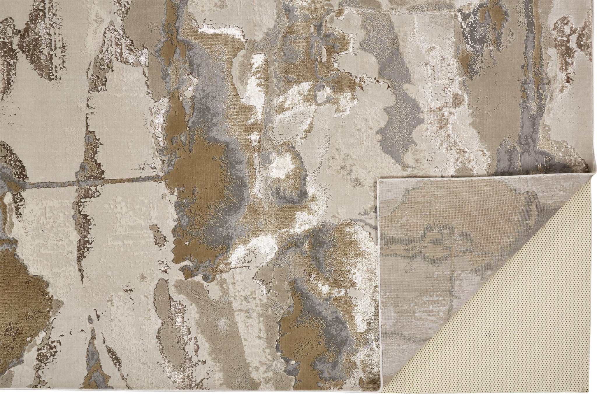 Feizy Aura 3737F Gold/Gray Area Rug – Incredible Rugs and Decor