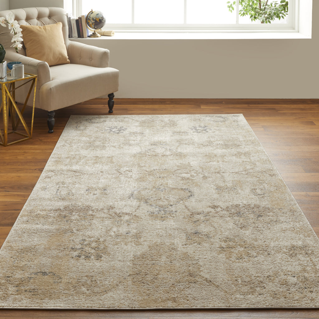 Feizy Camellia 39KBF Ivory/Gray Area Rug – Incredible Rugs and Decor