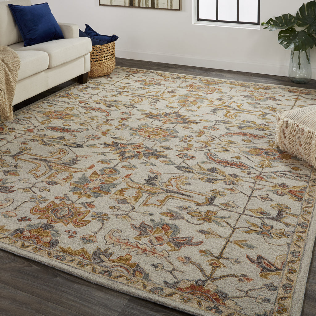 Feizy Fallon 8838F Gray/Gold Area Rug – Incredible Rugs and Decor