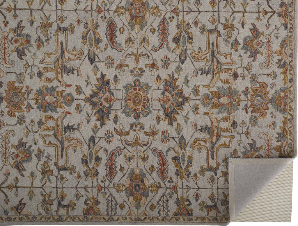 Feizy Fallon 8838F Gray/Gold Area Rug – Incredible Rugs and Decor