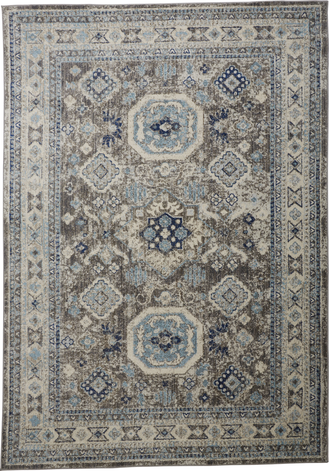 Feizy Bellini I3137 Blue/Gray Area Rug – Incredible Rugs and Decor