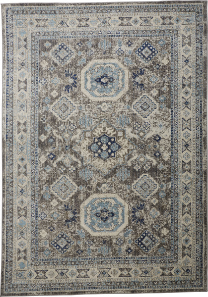 Feizy Bellini I3137 Blue/Gray Area Rug – Incredible Rugs and Decor