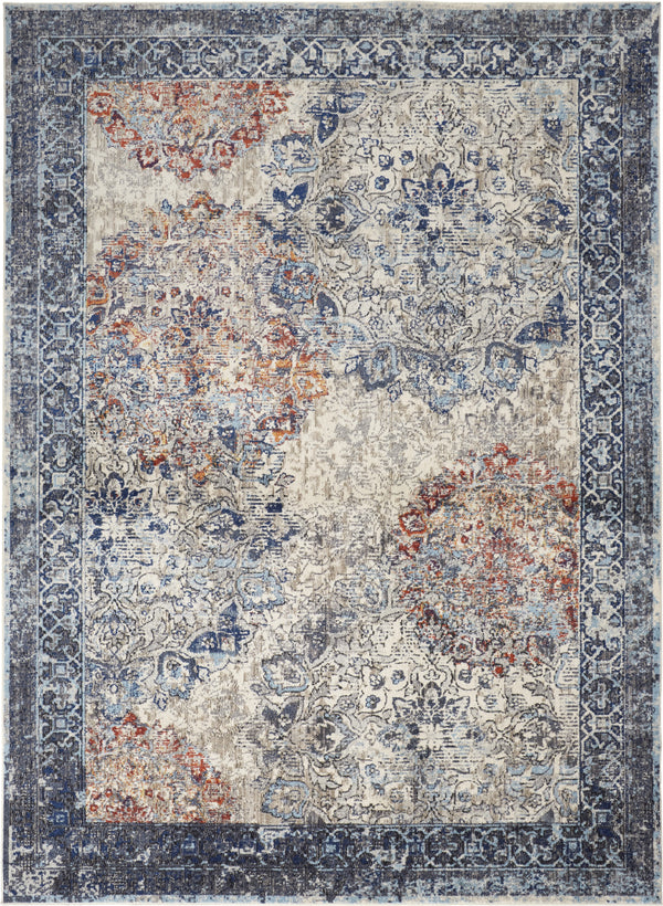 Feizy Bellini I39CQ Blue/Multi Area Rug – Incredible Rugs and Decor