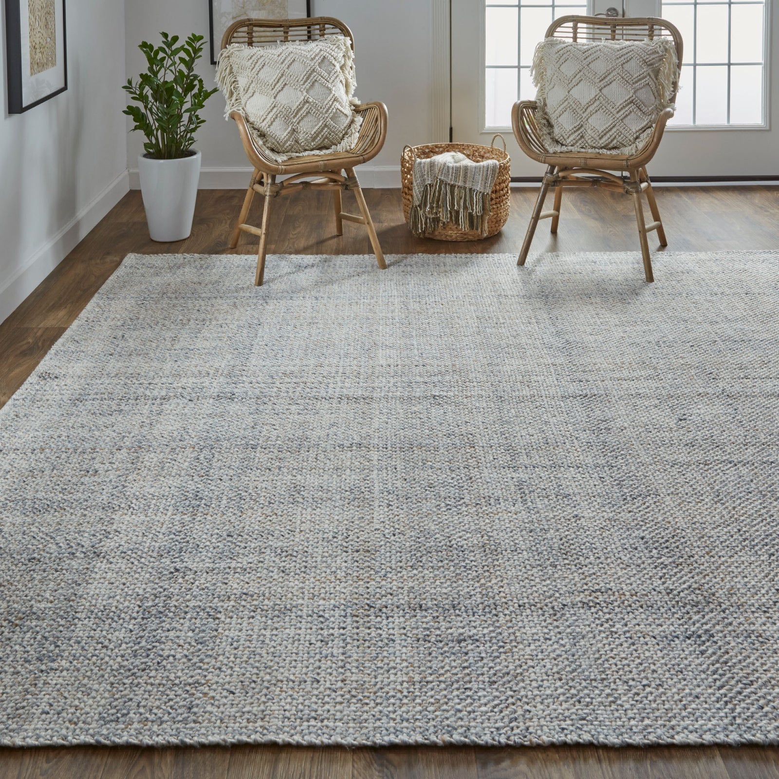 Feizy Naples 0751F Ivory/Gray Area Rug – Incredible Rugs and Decor
