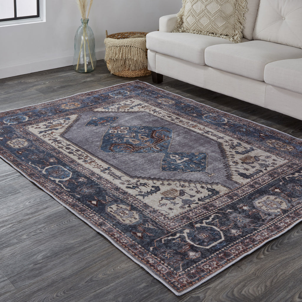 Feizy Percy 39AKF Blue/Brown Area Rug – Incredible Rugs and Decor