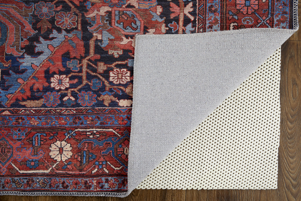 Feizy Rawlins 39HIF Red/Navy Area Rug – Incredible Rugs and Decor