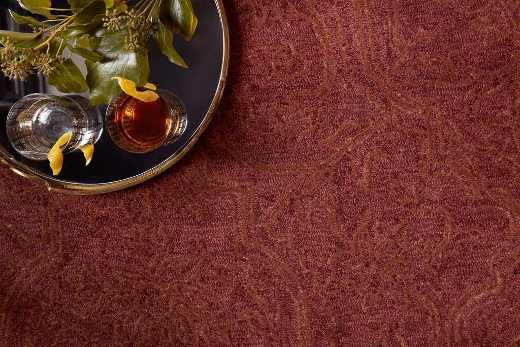 Loloi Filigree FI-01 Rust Area Rug – Incredible Rugs and Decor
