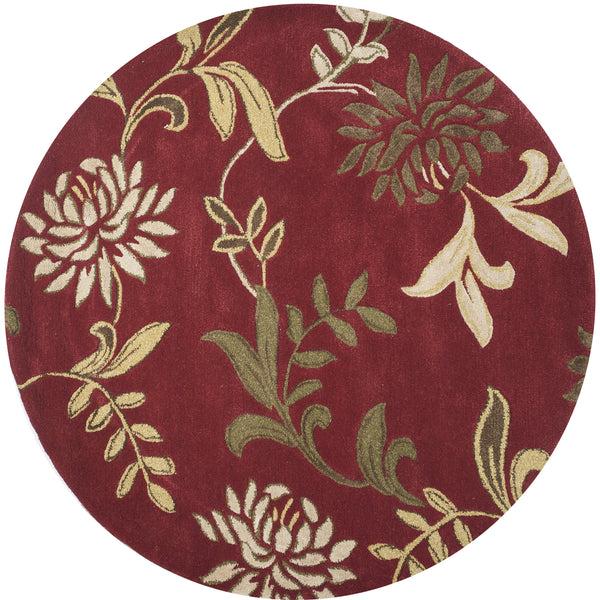 KAS Florence 4562 Red Floral Area Rug – Incredible Rugs and Decor