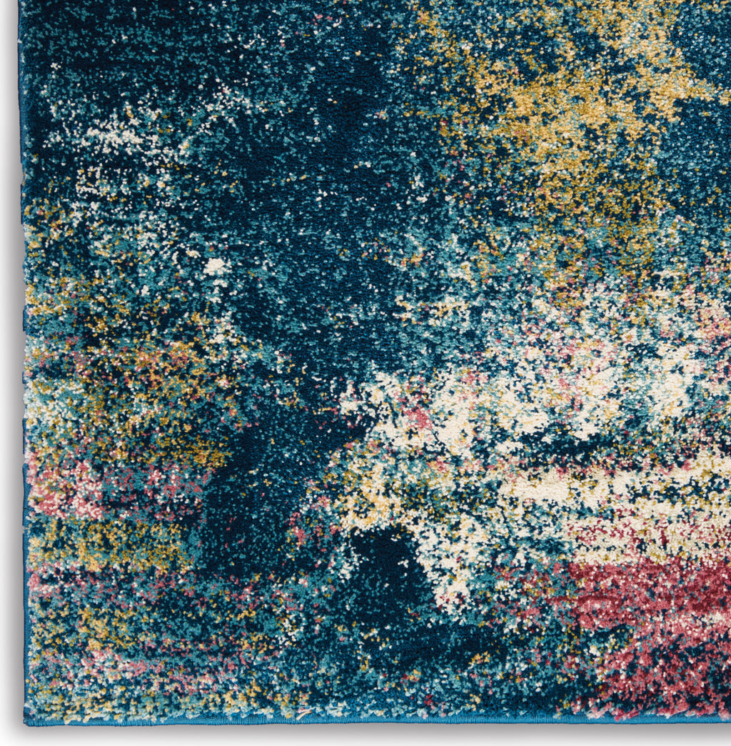 Fusion FSS17 Blue Multi Colored Area Rug by Nourison – Incredible Rugs ...