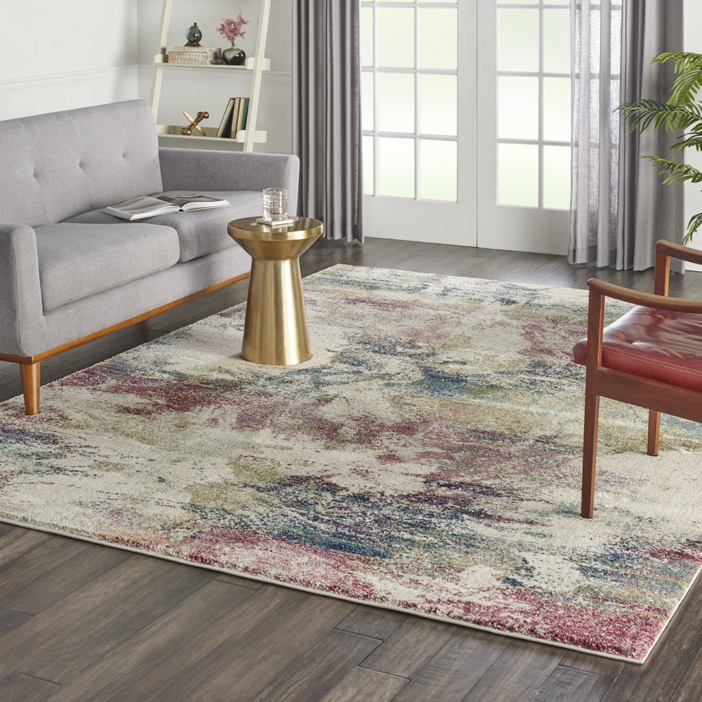 Fusion FSS17 Cream/Multi Area Rug by Nourison – Incredible Rugs and Decor