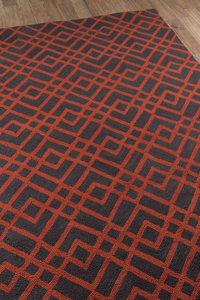 Momeni Geo GEO-1 Pumpkin Area Rug – Incredible Rugs and Decor