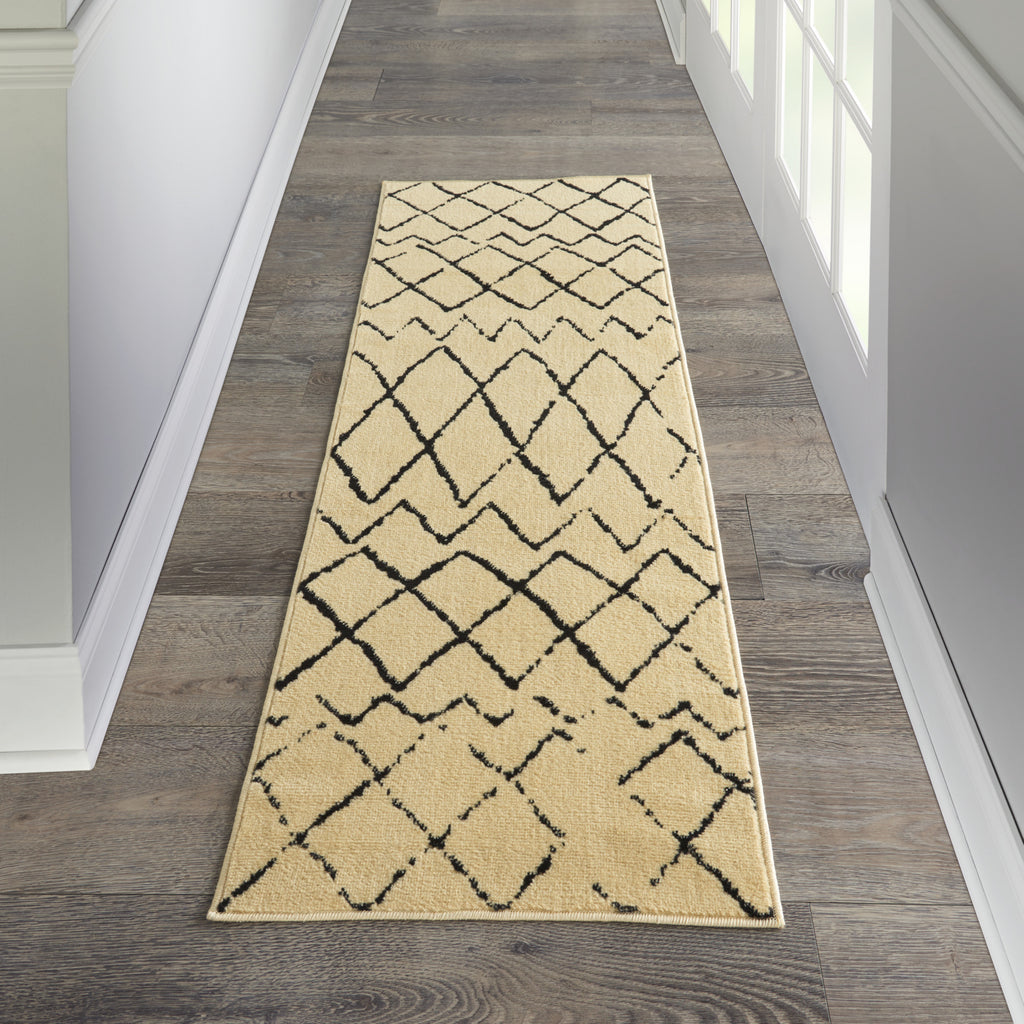 Nourison Grafix GRF04 Cream Black Area Rug – Incredible Rugs and Decor