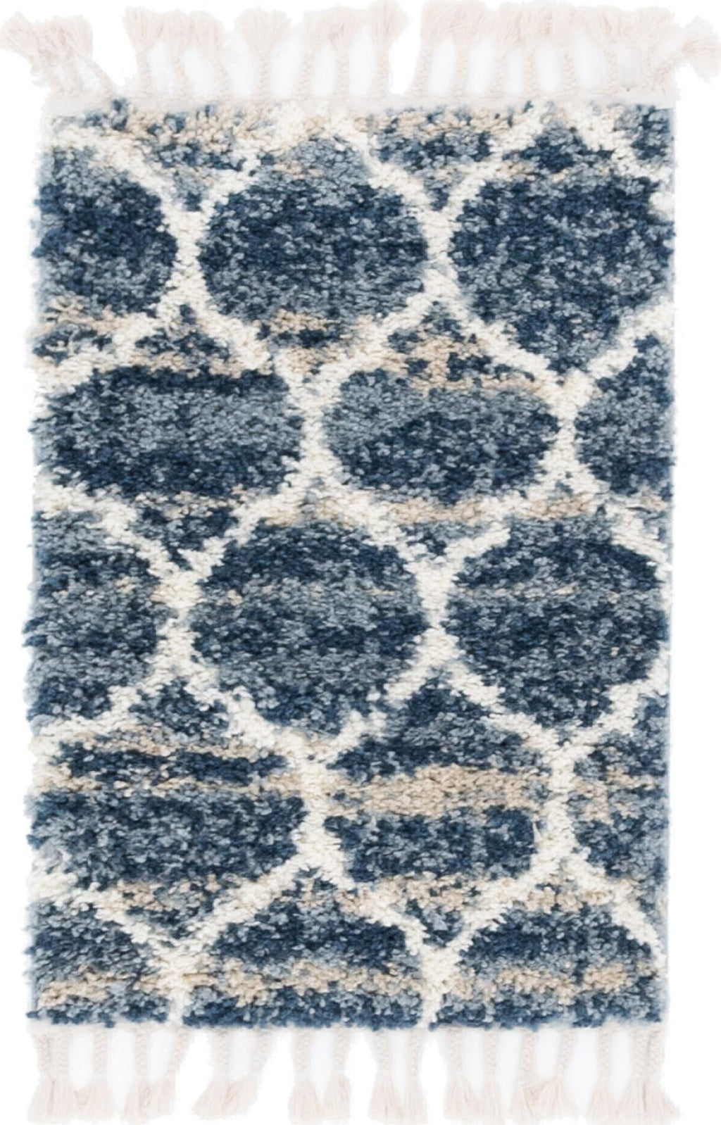 Unique Loom Hygge Shag T-HYGE1 Blue Area Rug – Incredible Rugs and Decor
