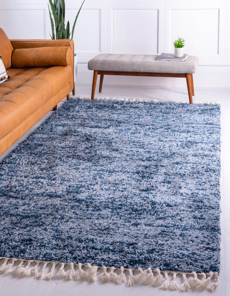Unique Loom Hygge Shag T-HYGE3 Blue Area Rug – Incredible Rugs and Decor