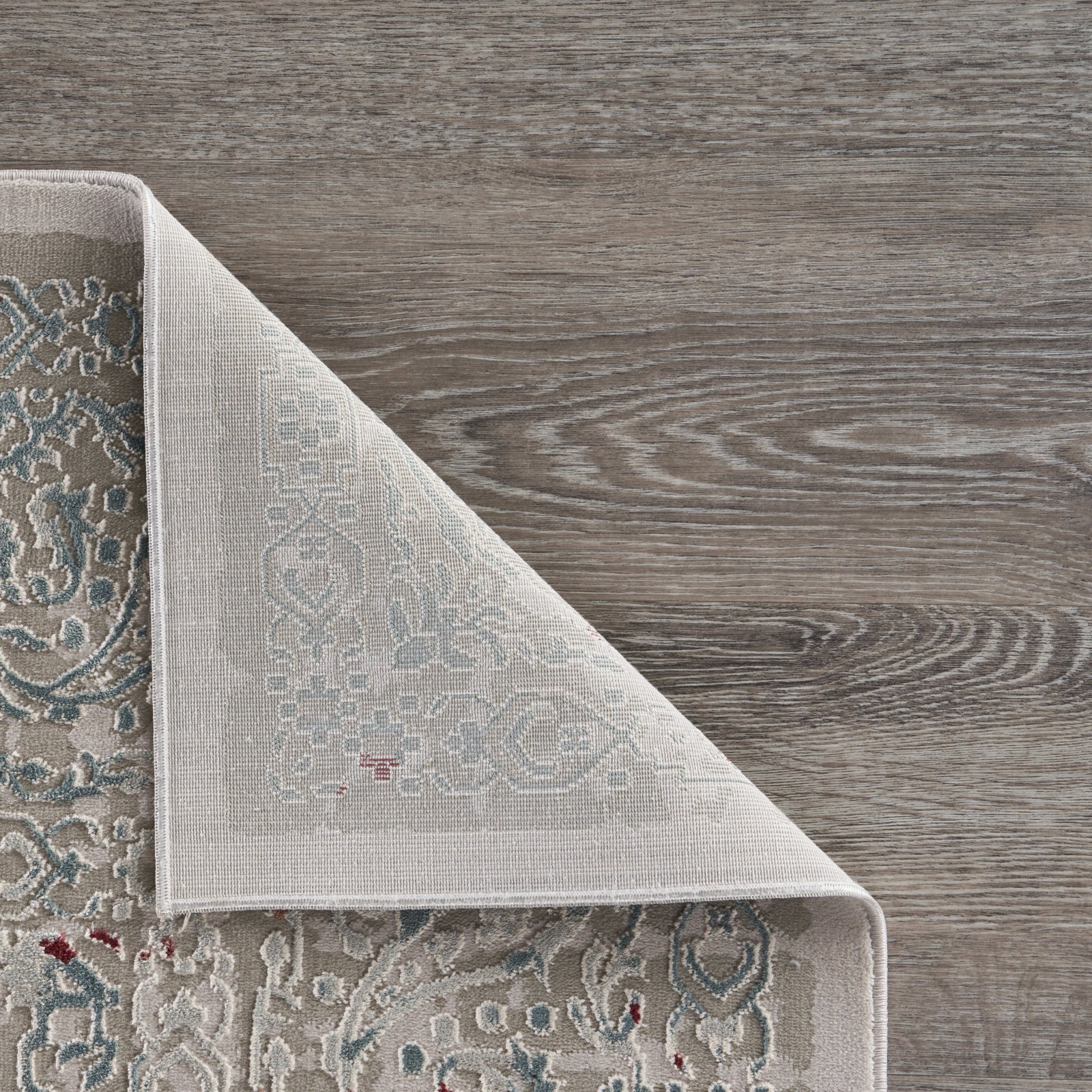 LR Home Imagine Clouded Contemporary Gray / Wine Area Rug – Incredible ...