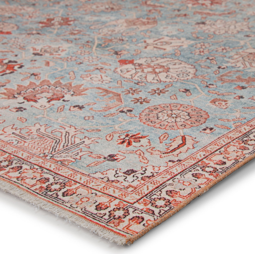 Jaipur Living Boheme Poppy BOH14 Light Blue/Orange Area Rug ...