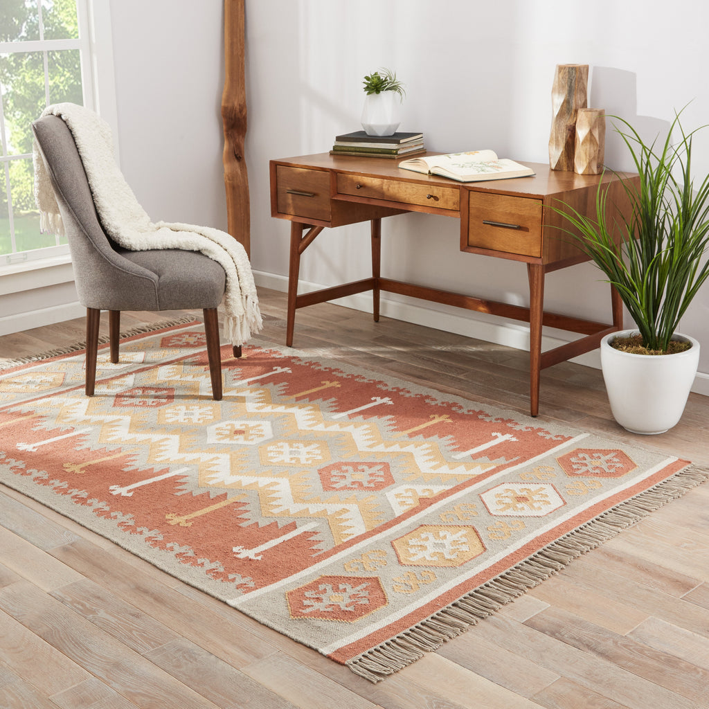 Jaipur Living Desert Emmett DES07 Orange/Beige Area Rug – Incredible ...