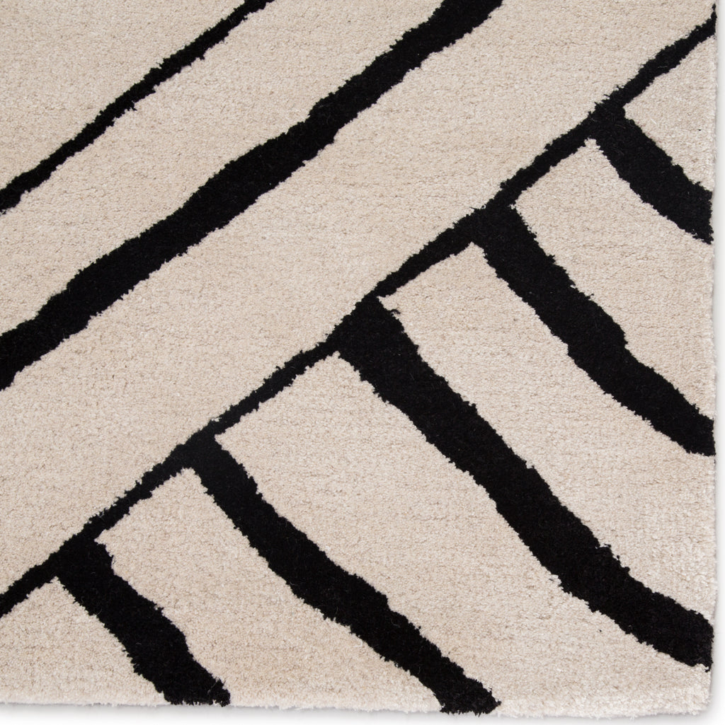 Jaipur Living Etho Gemma ENK10 White/Black Area Rug by Nikki Chu ...