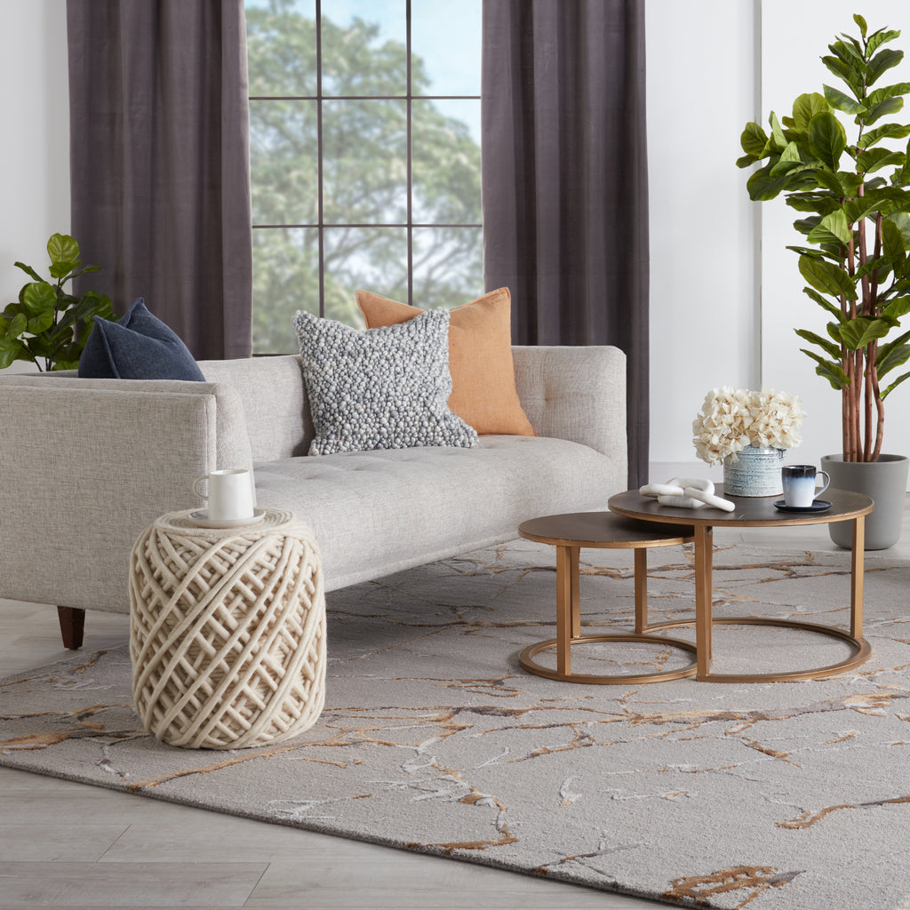 Jaipur Living Fragment Shattered FRG03 Gray/Gold Area Rug – Incredible ...