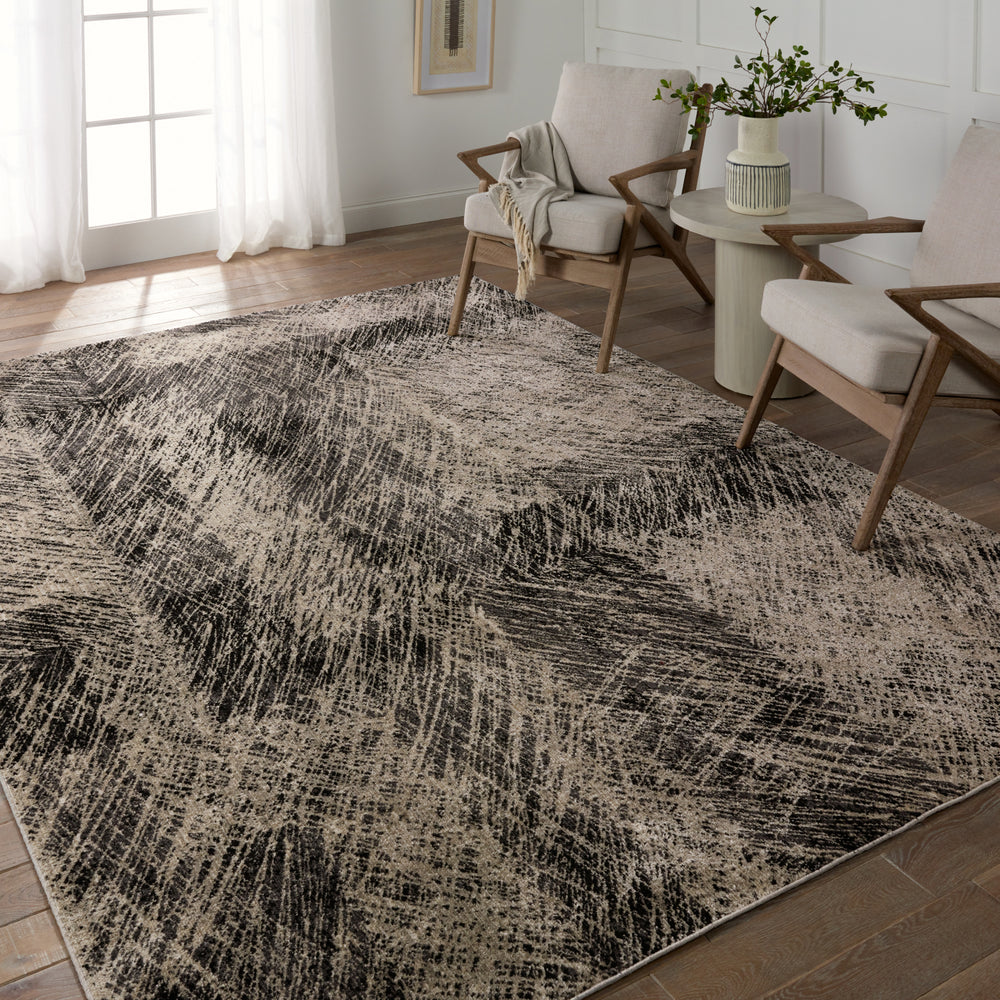 Jaipur Living Graphite Dairon GRA04 Black/Taupe Area Rug – Incredible Rugs and Decor