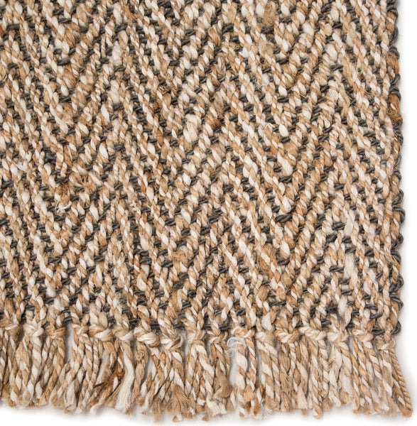 Jaipur Living Naturals Tobago Hoopes NAT13 Beige/Gray Area Rug ...