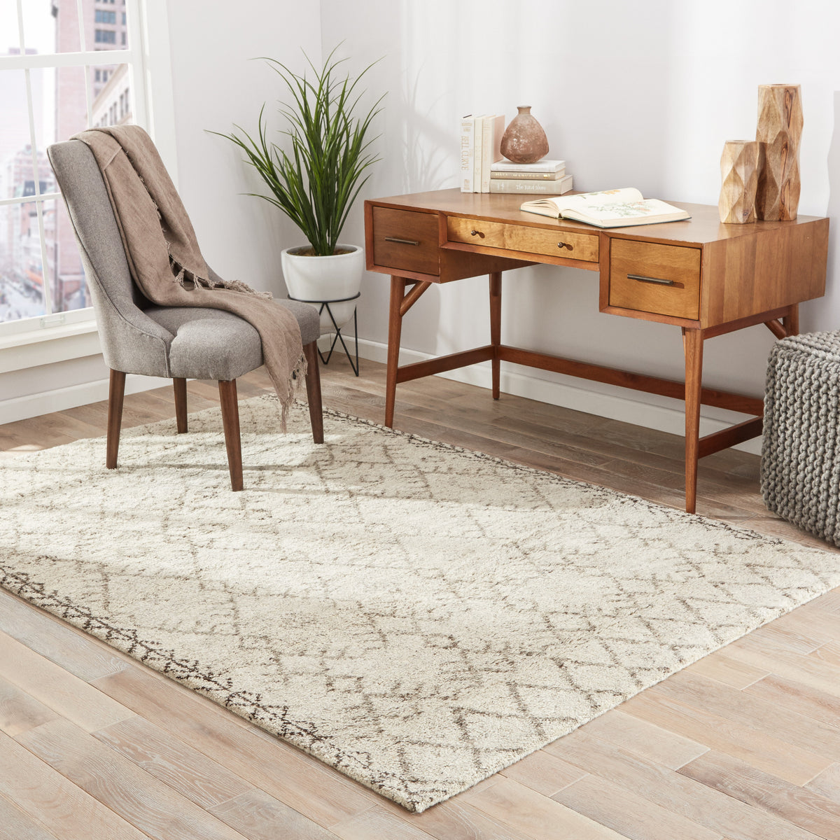 Jaipur Living Zuri Zola ZUI01 Ivory/Brown Area Rug – Incredible Rugs ...