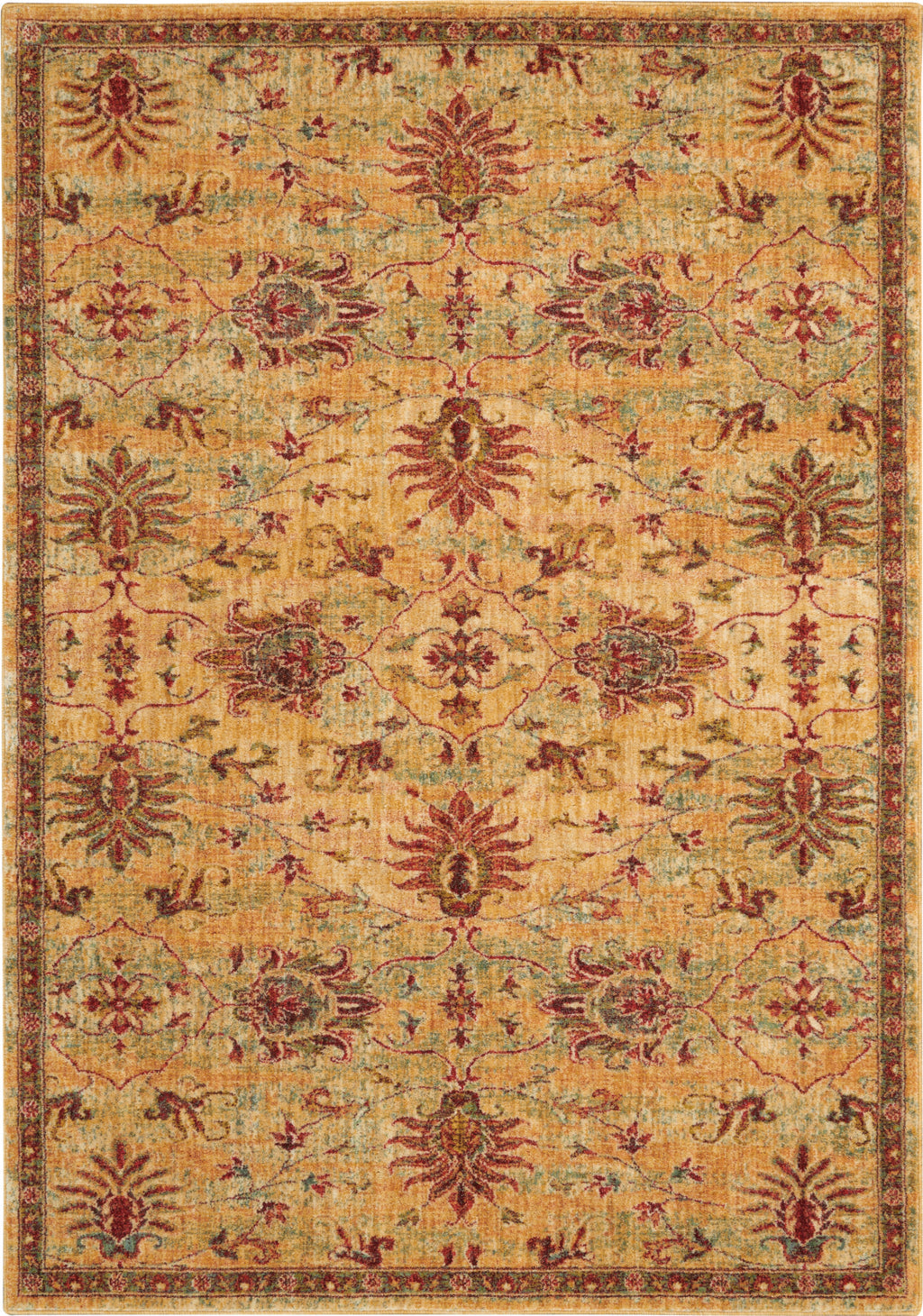 Nourison Jewel JEL02 Cream/Red Area Rug – Incredible Rugs and Decor