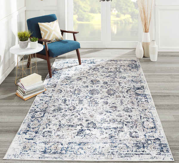 Momeni Karachi KAR-6 Blue Area Rug – Incredible Rugs and Decor