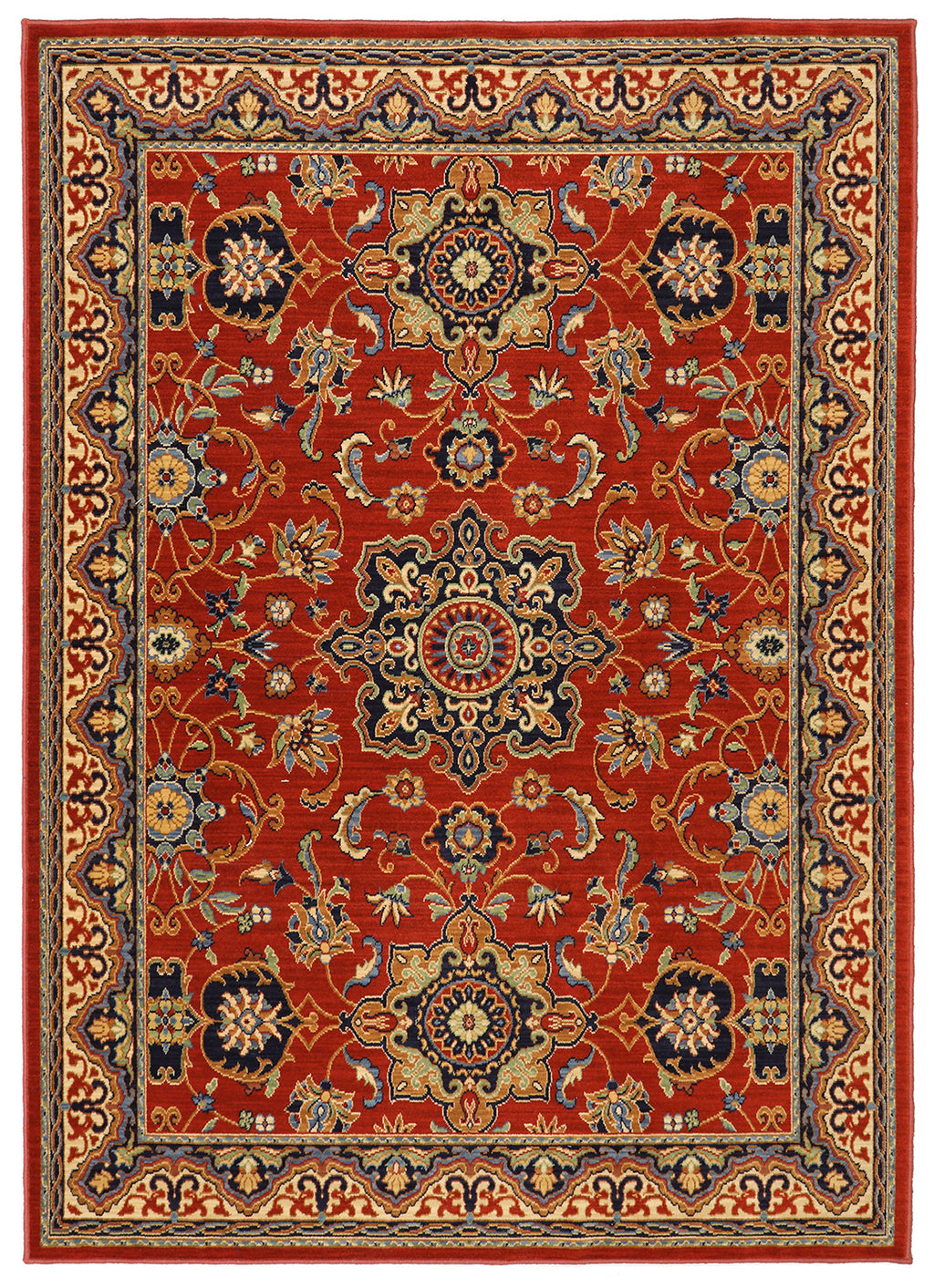 Karastan English Manor Manchester Red Area Rug – Incredible Rugs and Decor