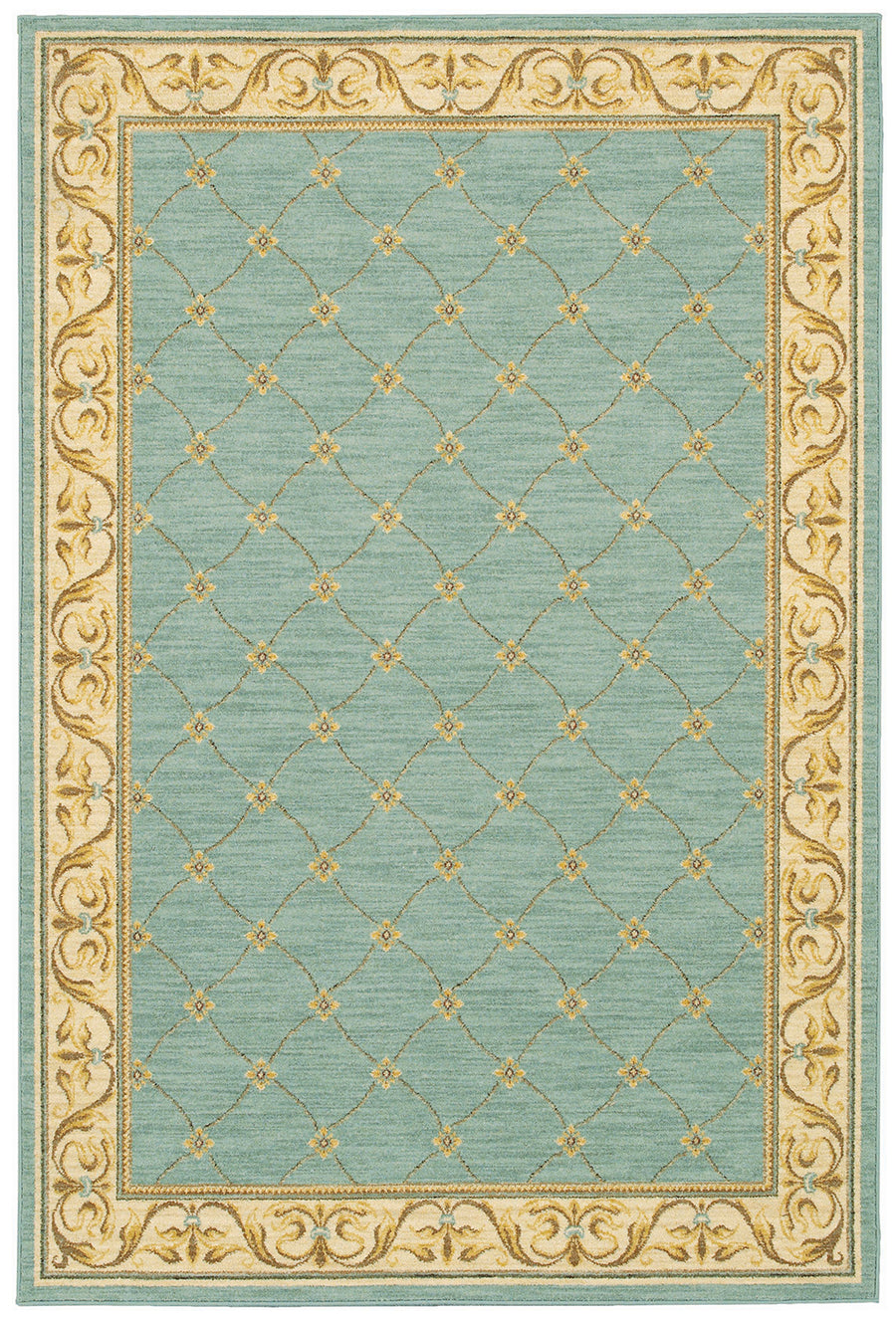 Karastan Sierra Mar Marie Louise Robin's Egg Area Rug – Incredible Rugs ...