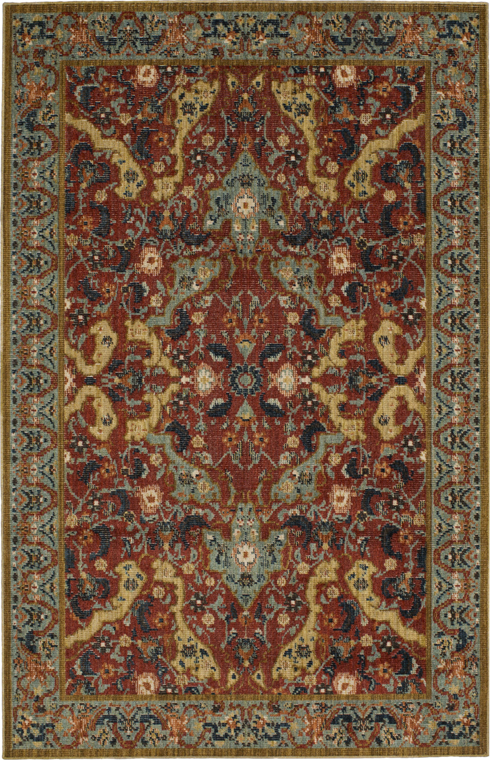 Mohawk Home Vintage Tapis Versailles Garnet Multi Area Rug by Patina ...