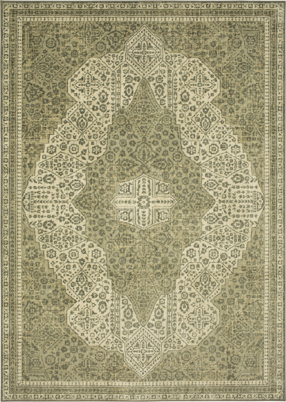 Karastan Euphoria Ziggurat Cream Area Rug – Incredible Rugs and Decor
