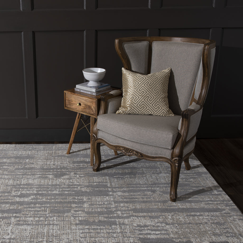Karastan Soiree Matrix Grey Area Rug – Incredible Rugs and Decor
