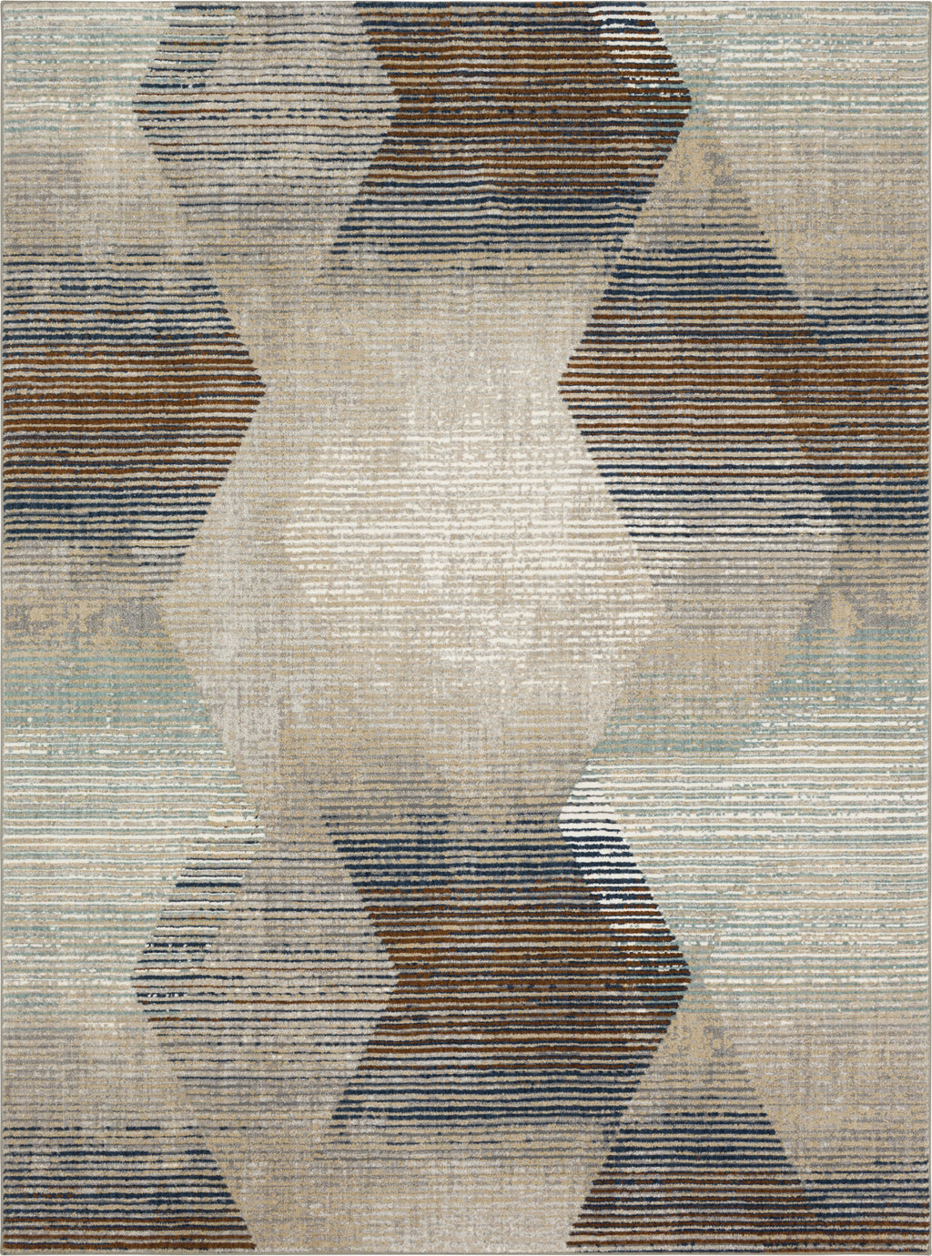 Karastan Epiphany Precarious Stria Frost Grey Area Rug – Incredible ...