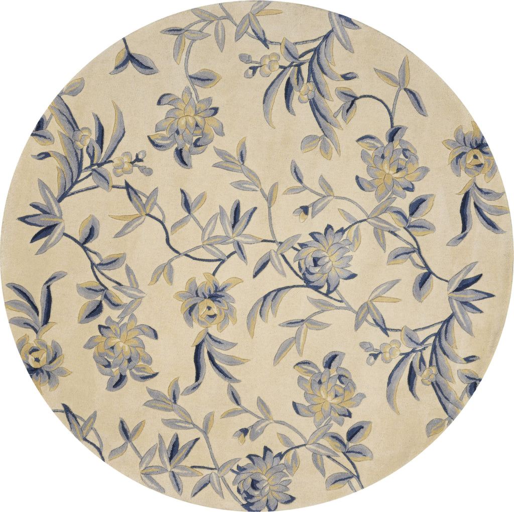 KAS Catalina 786 Ivory/Blue Classica Area Rug – Incredible Rugs and Decor