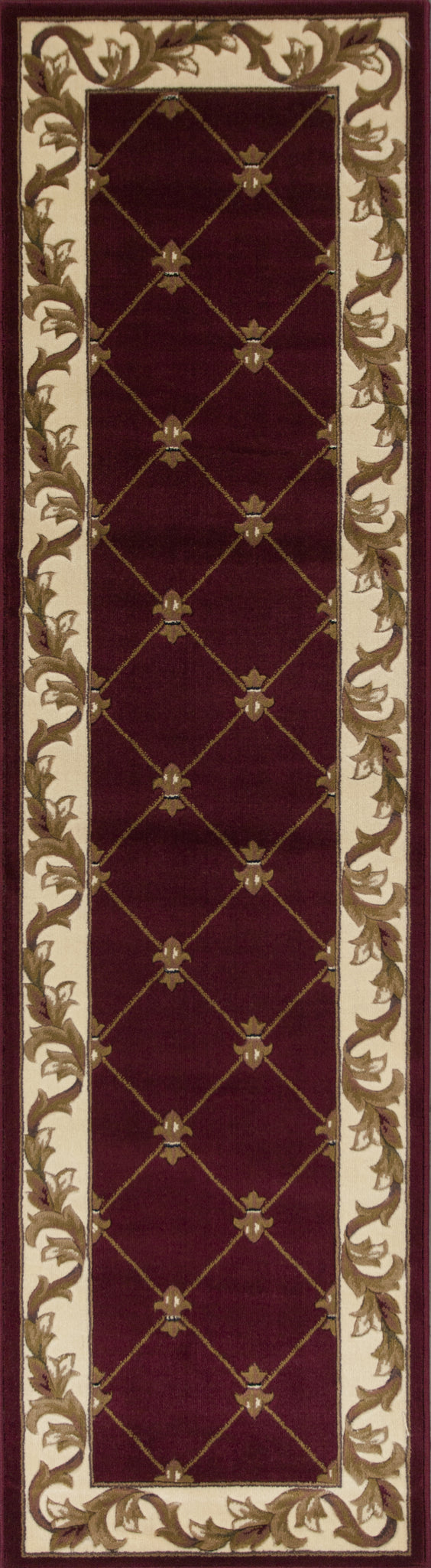 KAS Corinthian 5319 Red Fleur-De-Lis Area Rug – Incredible Rugs and Decor