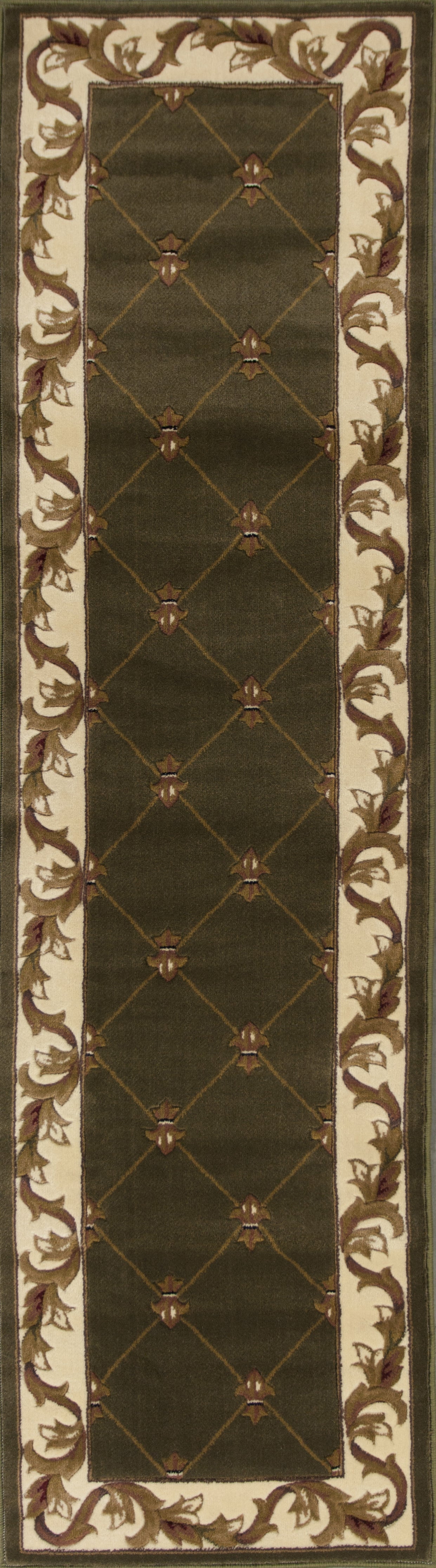 KAS Corinthian 5323 Green Fleur-De-Lis Area Rug – Incredible Rugs and Decor