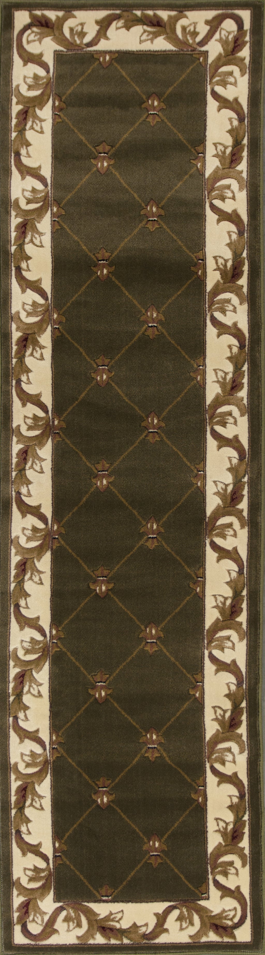 KAS Corinthian 5323 Green Fleur-De-Lis Area Rug – Incredible Rugs and Decor