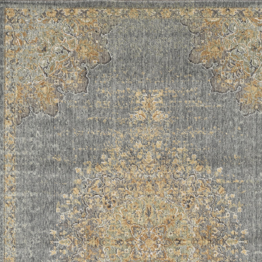 KAS Ria 6825 Slate Grey Elegance Area Rug – Incredible Rugs and Decor