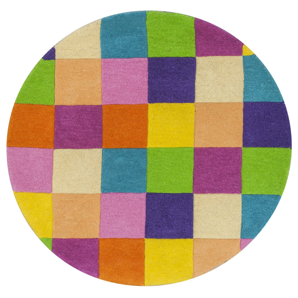 KAS Kidding Around 0420 Girl'S Color Blocks Area Rug – Incredible Rugs ...