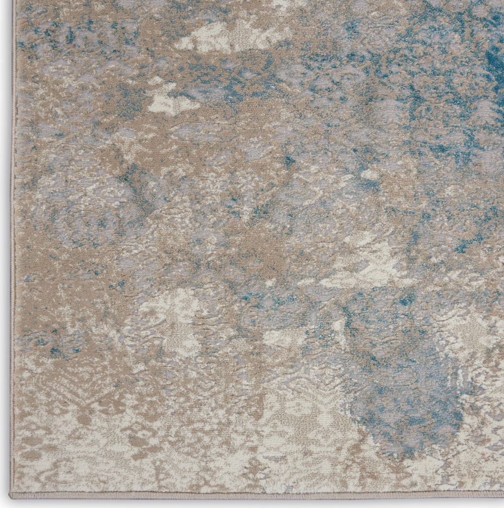 Karma KRM07 Ivory/Light Blue Area Rug by Nourison – Incredible Rugs and ...