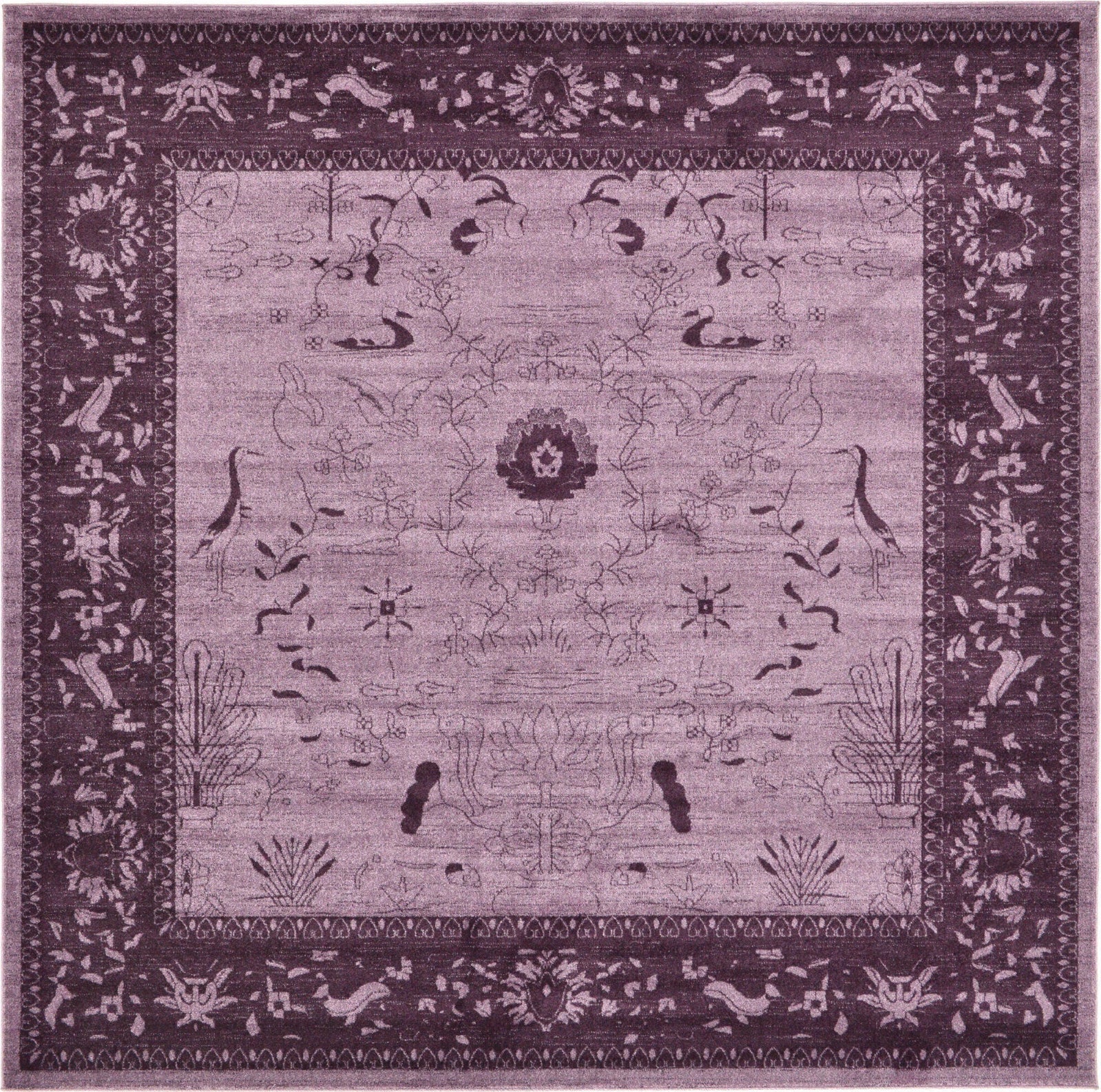 Unique Loom La Jolla T-8636 Purple Area Rug – Incredible Rugs and Decor