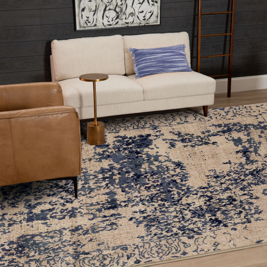 Karastan Cosmopolitan Malibu Periwinkle Area Rug by Virginia Langley ...